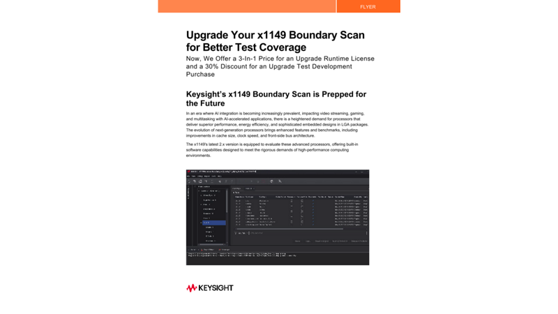 x1149 Boundary Scan Analyzer | Keysight